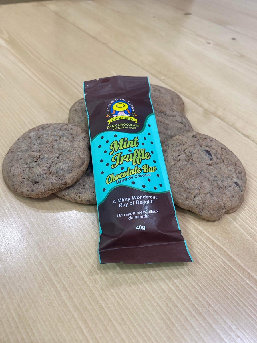 ANNE Dark Chocolate Mint Truffle Cookies – ANNE of Green Gables Chocolates