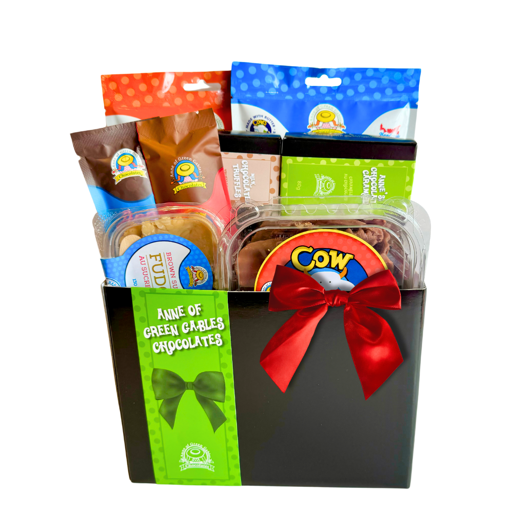 Pure PEI Indulgence Gift Basket – ANNE of Green Gables Chocolates