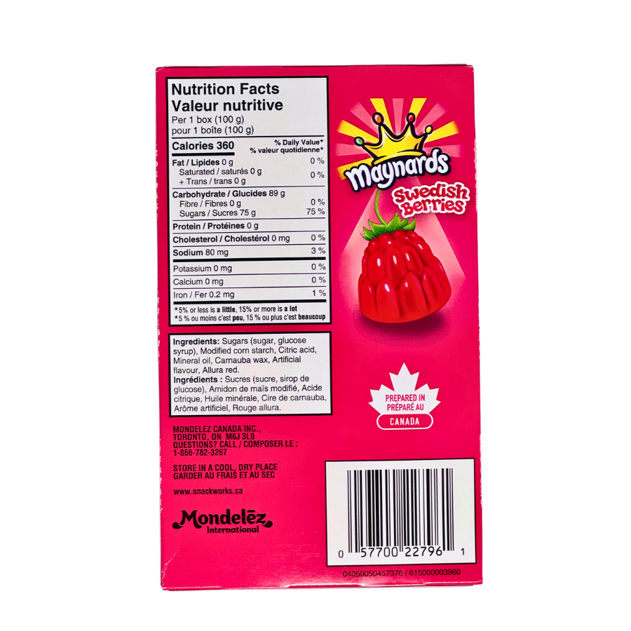 Swedish Berries Theatre Box Candy – ANNE of Green Gables Chocolates